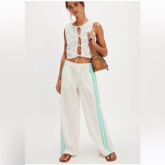 Free People | Pants & Jumpsuits | Free People Team Spirit Track Pants ...